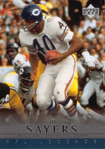 2000 Upper Deck Legends Football Gale Sayers #7 NM/MT CONDITION CHICAGO ...