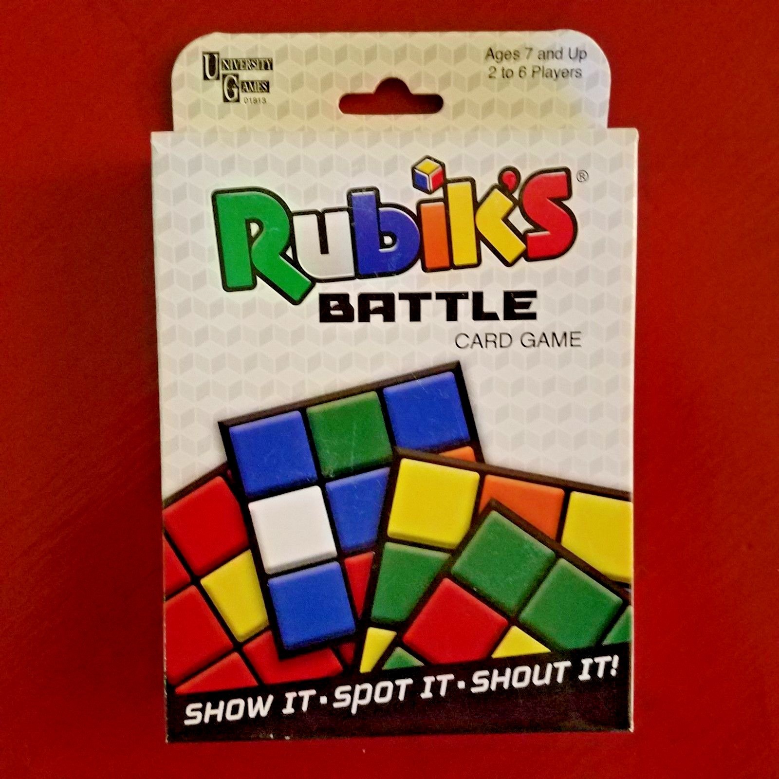 Rubik's Battle Card Game 2-6 Players 7+ Family Recreation University ...
