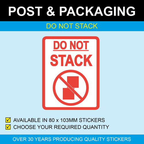 Do Not Stack Stickers | eBay