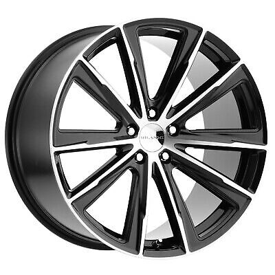 4-Vision 471 Splinter 22x9 5x115 +38mm Black/Machined Wheels Rims 22 ...