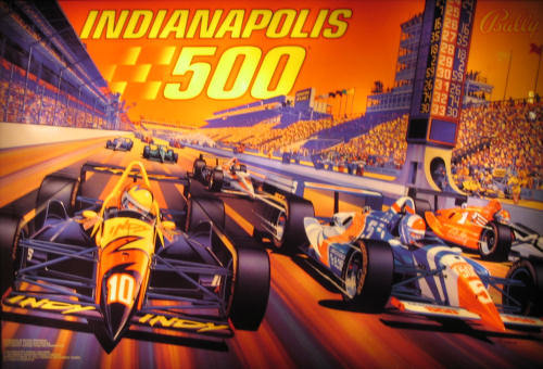 Update Flipper Mise à Jour INDIANAPOLIS 500 bally pinball *** | eBay