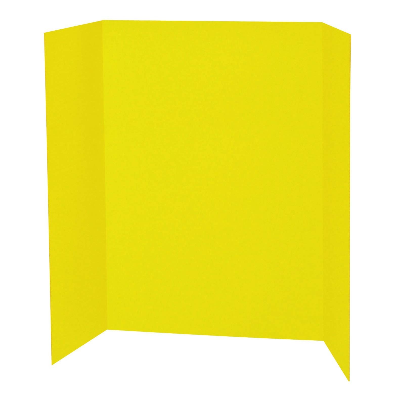 Spotlight 1 Ply Trifold Display Board, 48" Width x 36" Height, Yellow ...