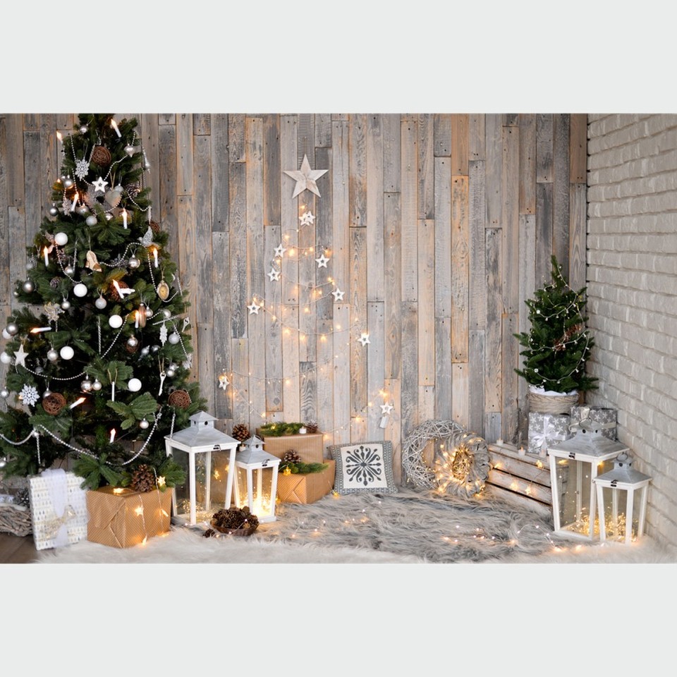 Christmas Tree Background Cloth Photo Backdrop Backdrops for ...