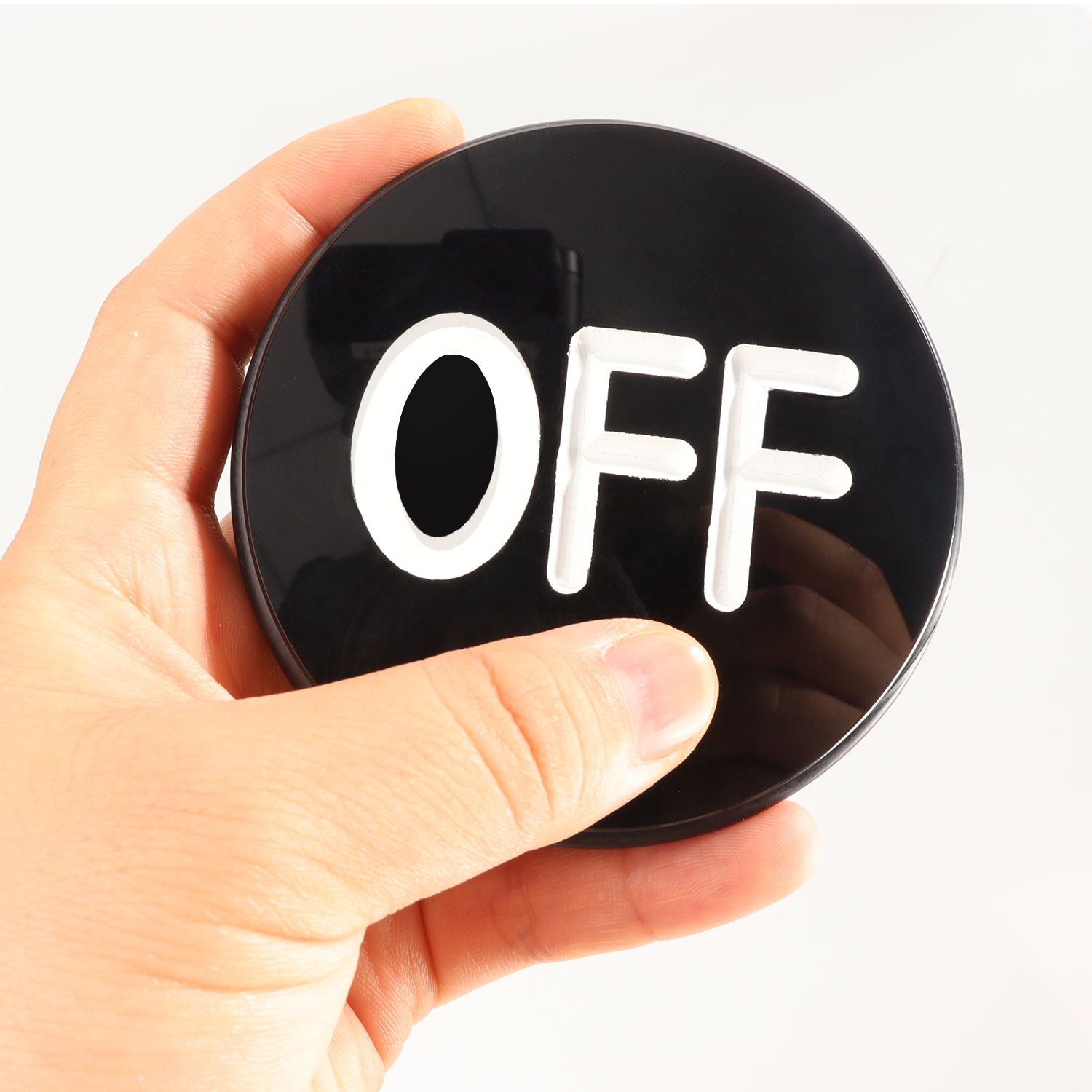 3-Inch Double-Sided Casino Acrylic Craps ON/OFF Puck Button, Craps ...