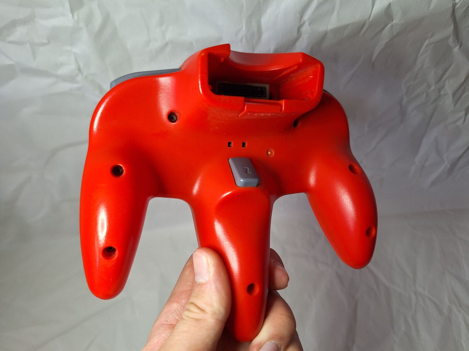 Nintendo 64 2x Genuine Controllers Red & Grey with Okay Sticks (5/10 ...