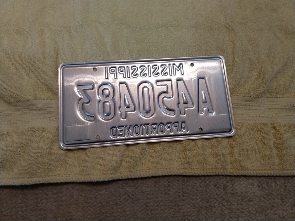 2015 Mississippi Apportioned License Plate (A450483) | eBay