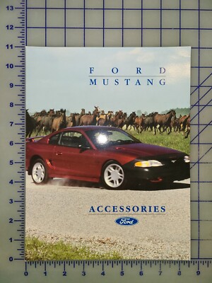 2002 Ford Mustang Accessories Brochure Folder | eBay