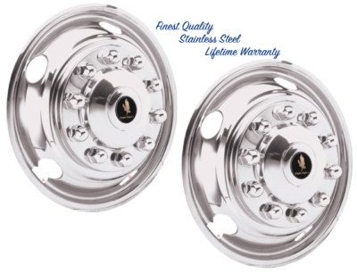 19.5" Freightliner M2 10 Lug Front Wheel Simulator Rim Liner Hubcap ...