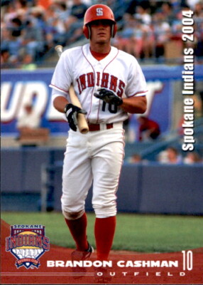 2004 Spokane Indians Grandstand #9 Brandon Cashman Eagan Minnesota ...