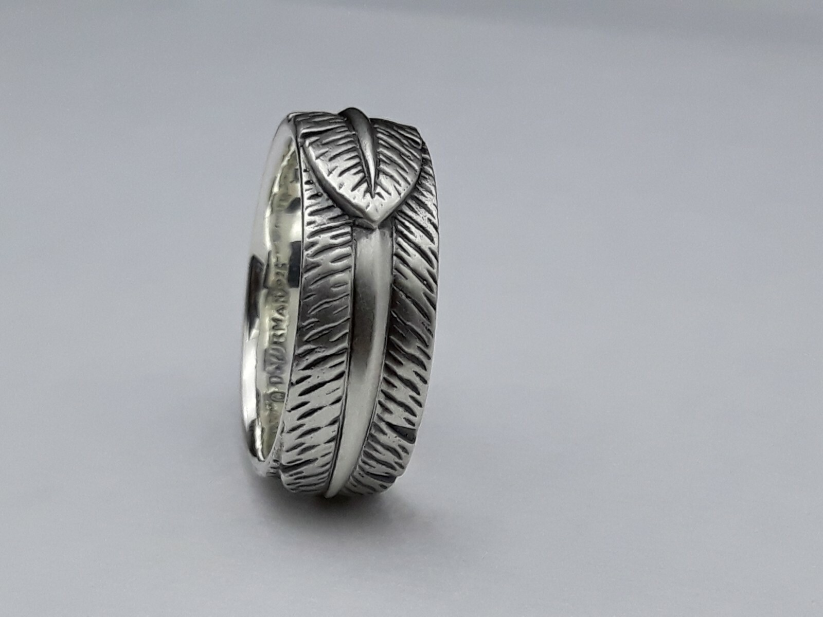 David Yurman Southwest Feather Men's Ring Band Size 11 - Gem