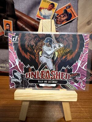 2023 Elly De La Cruz Donruss RC U7 Unleashed Pink Fireworks Hot SP! | eBay