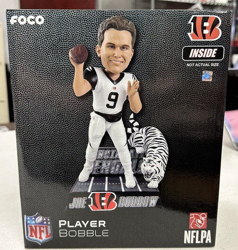 Joe Burrow Cincinnati Bengals Forever Collectible bobblehead white ...