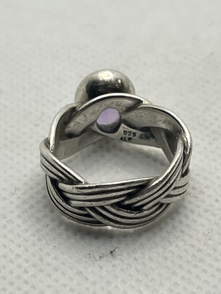 Pandora Ring Gr 54 mit Amethyst Rarität 925 Silber | eBay.de