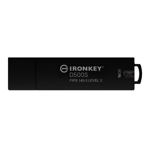 Kingston Technology IronKey 16GB D500S FIPS 140-3 Lvl 3 AES-256 (KTC ...
