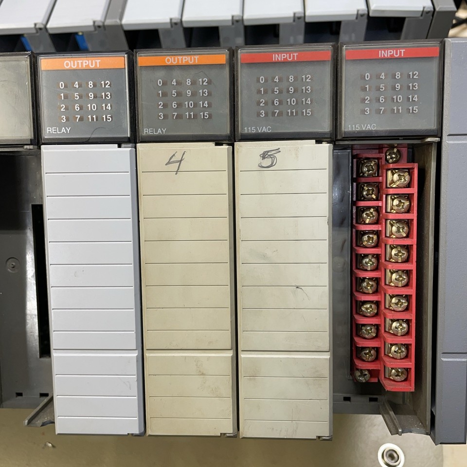 Allen-Bradley 1746-A7 SLC 500 7-Slot Rack Series B, POWER SUPPLY And 6 ...