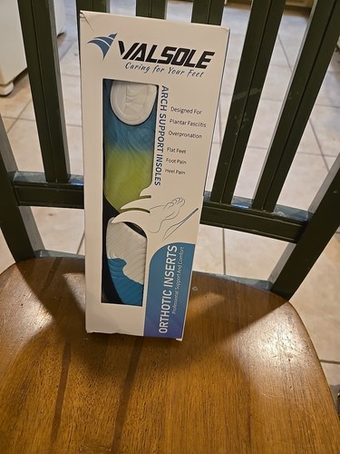VALSOLE Orthotic Insoles for Plantar Fasciitis 210+ lbs Sup.High Arch ...