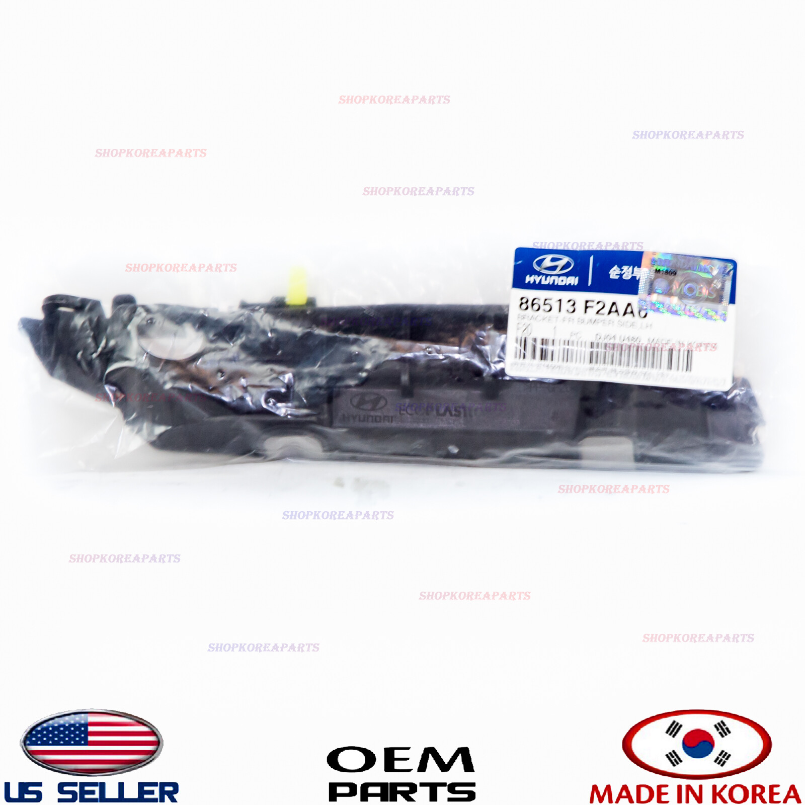 Genuine Bracket Front Bumper LEFT Driver Side OEM Hyundai Elantra Sedan ...