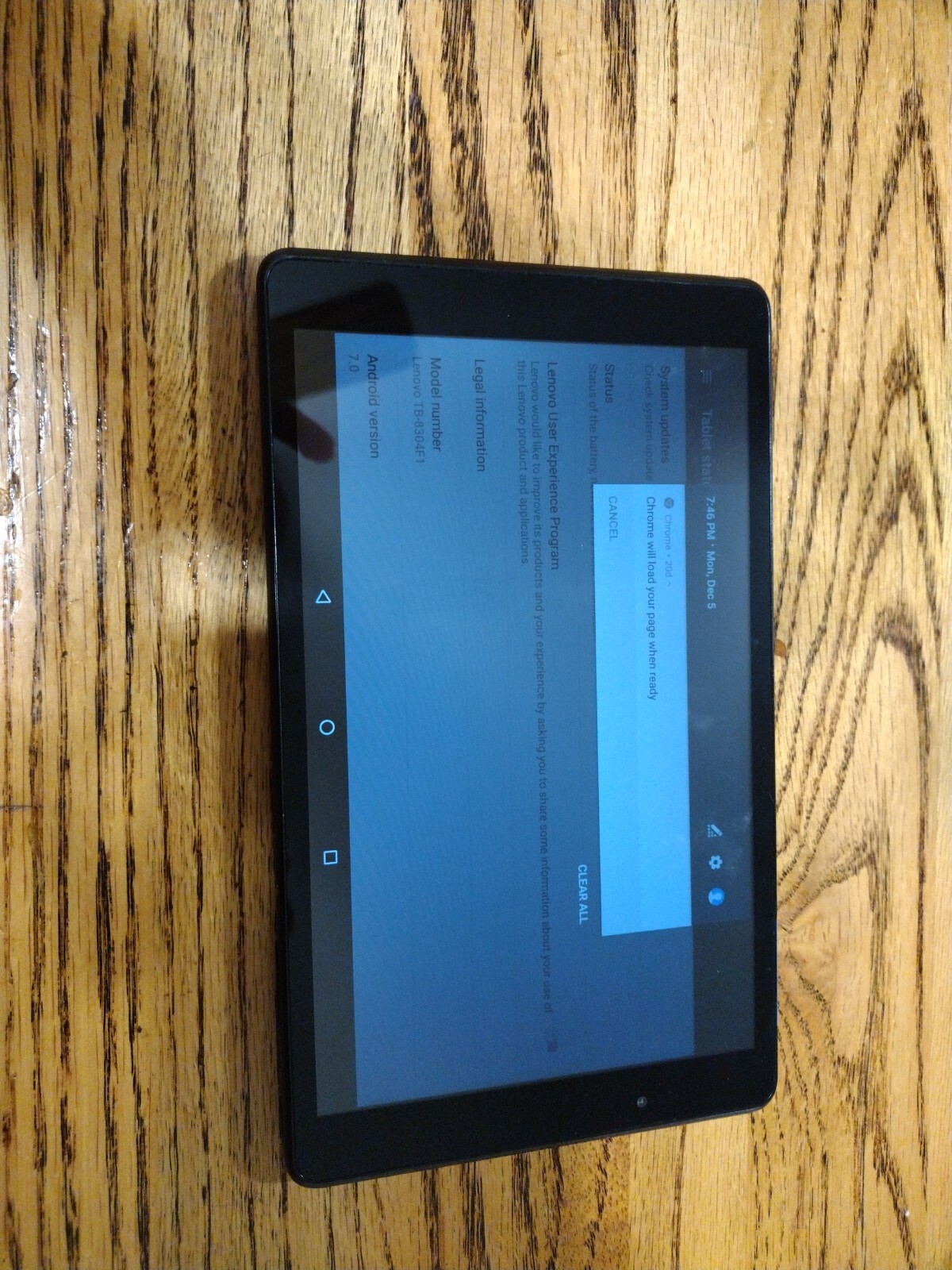 Lenovo TAB 8 TB-8304F1 8" WXGA Touchscreen Mediatek MT8163B 1.3GHz 1GB ...