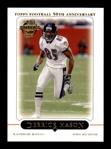 2005 Topps #263 Derrick Mason NM/NM+ Ravens 242666 | eBay