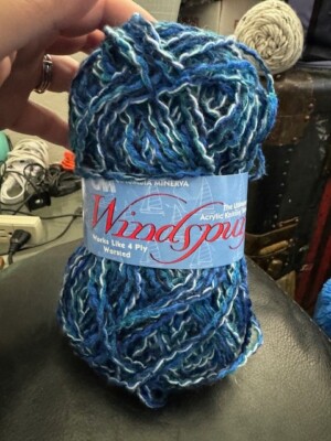 Vintage Columbia Minera Windspun Yarn. Color: Gulf 3 oz. 159yds. New ...