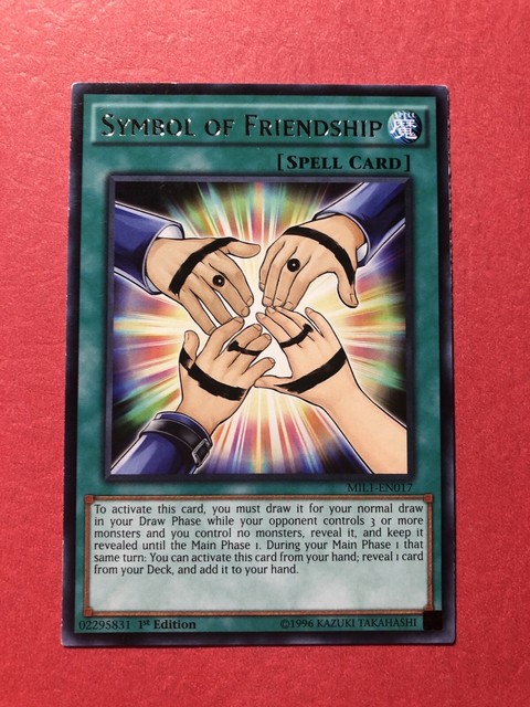 Yu-Gi-Oh! TCG Symbol of Friendship Millennium Pack 1 MIL1-EN017 1st ...