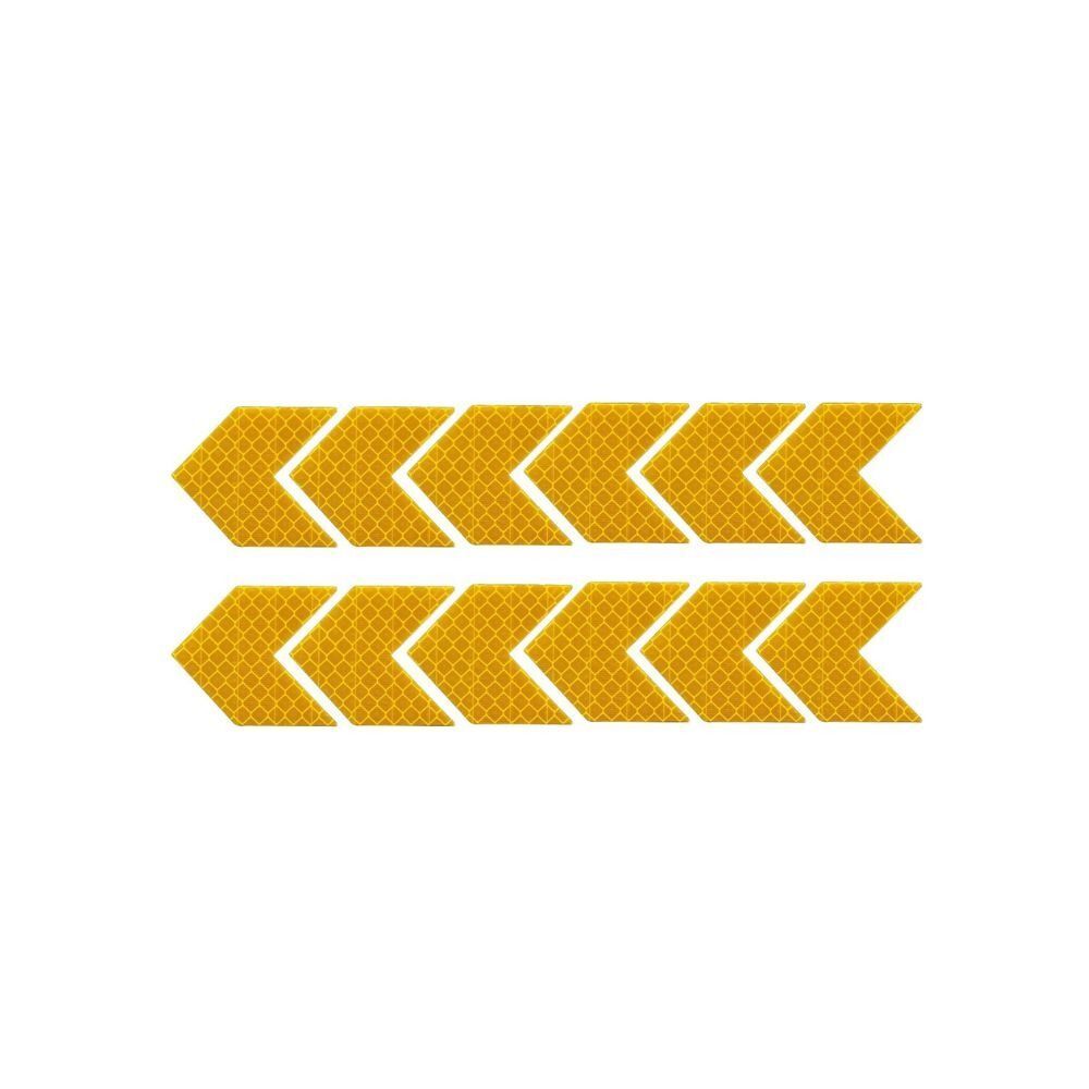36Pcs Red + Yellow + Green Strong Reflective Arrow Decals | eBay