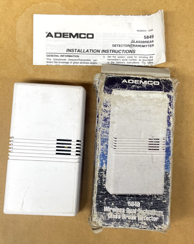 Ademco 5849 Wireless Dual Technology Glass Break Detector | eBay