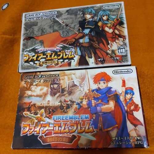 Nintendo Fire Emblem GBA Sacred Stones & Blazing Blade Japan Import ...