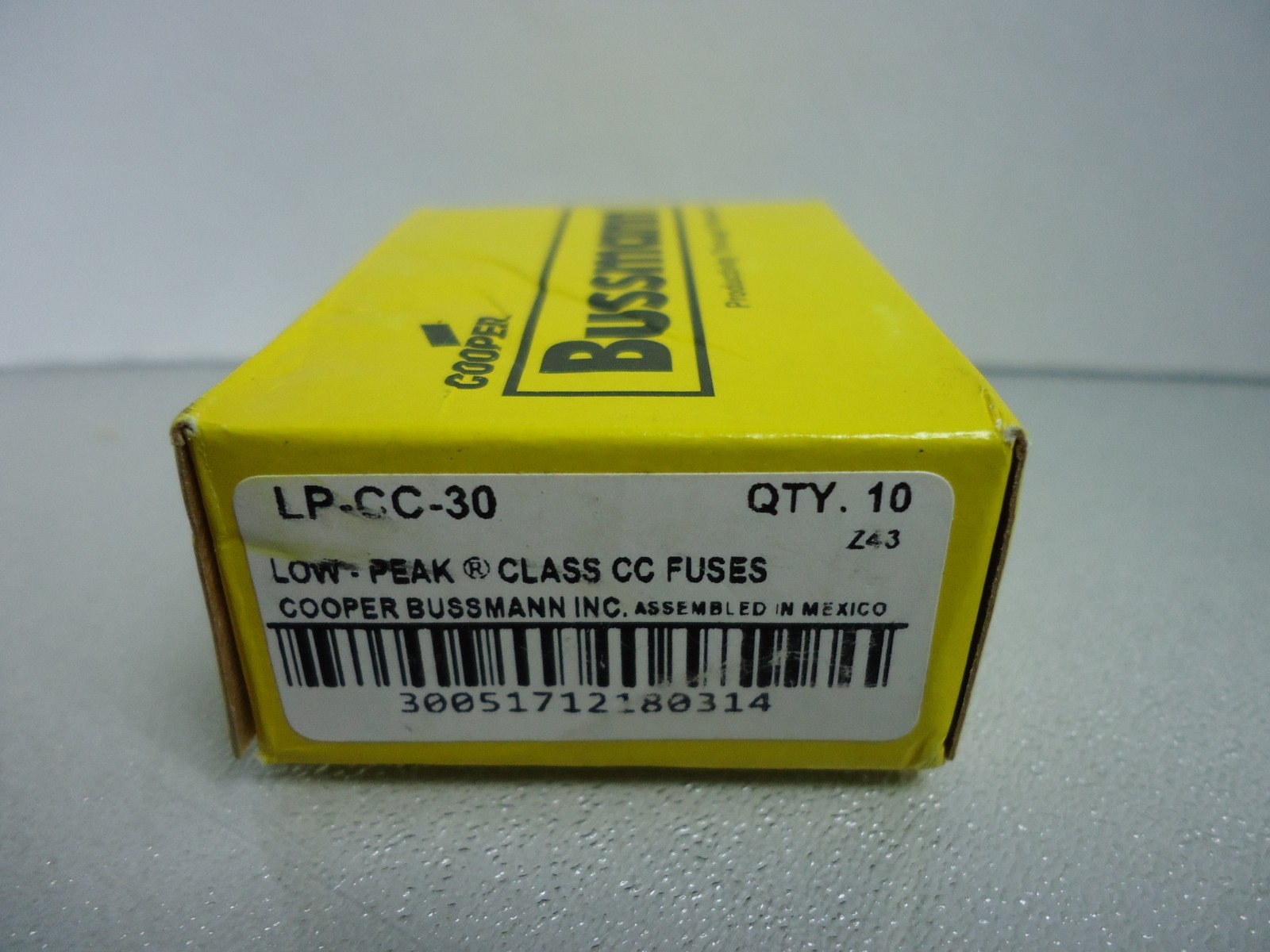 New Lot Bussmann LP-CC-30 LPCC 30 Amp Fuses Low Peak Class CC 600V NIB ...