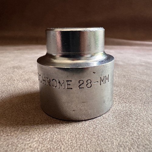 SIDCHROME QUALITY 28MM 1/2" DR DRIVE METRIC 12 POINT SOCKET MADE IN ...