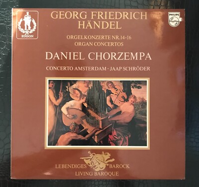 HANDEL ORGELKONZERTE NR. 14-16 DANIEL CHORZEMPA Jaap Schroder Import ...
