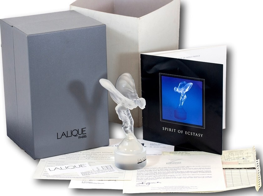 EX LALIQUE PARIS DEALERSHIP PERSPEX DISPLAY CASES Ad' BOARDS, promo ...