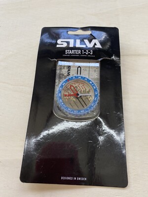 Silva'Starter Precision 1-2-3 Compass Outdoor Beginners Navigate Accurate NEW | eBay