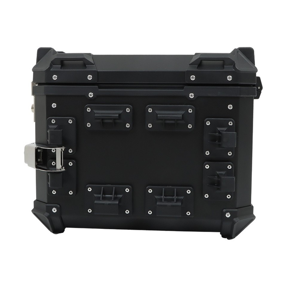 36L Aluminum Side Case Hard Saddlebags Motorcycle Tour Trunk & Mounting ...