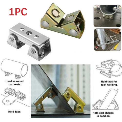 1 pièce pinces à souder magnétiques type V coussinets en V support ...