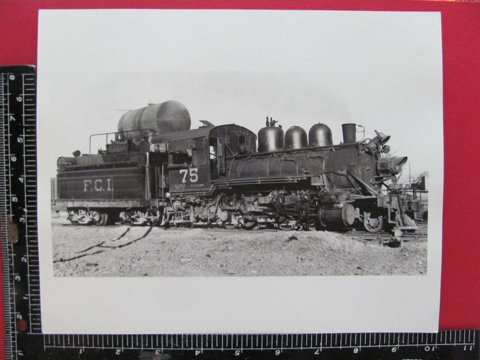 FCI INTEROCEANIC RAILWAY OF MEXICO 2-8-0 LOCOMOTIVE #76 PHOTO MEXICO ...