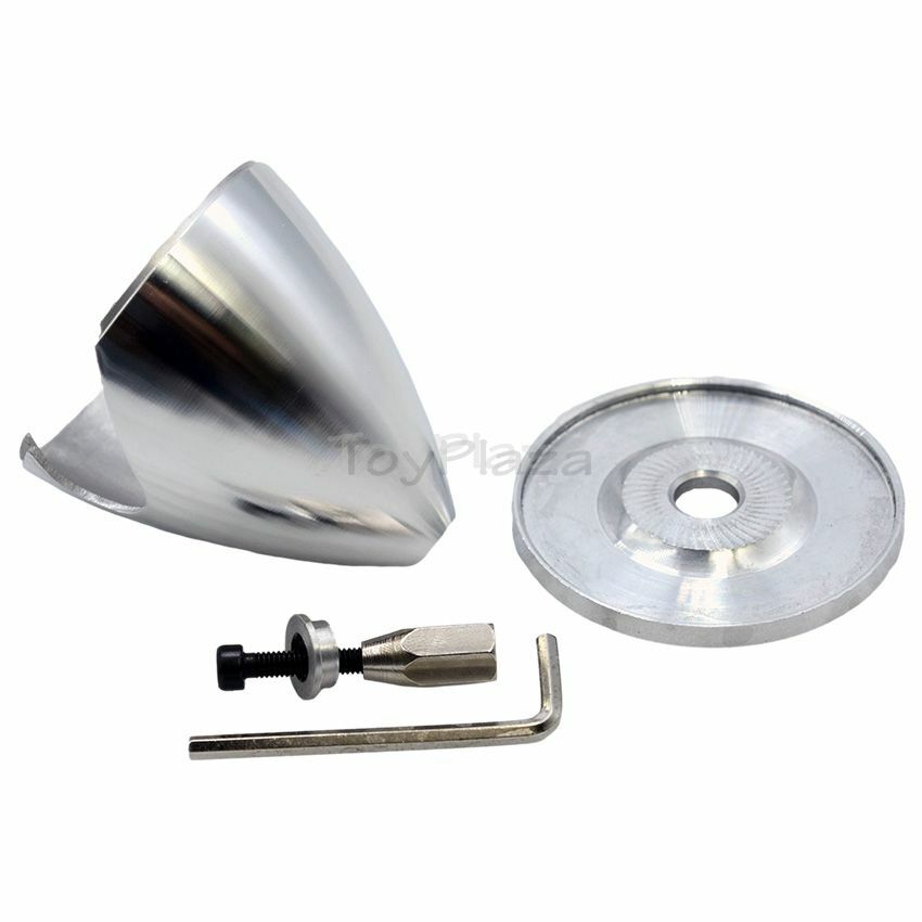 3in /76mm 2 Bladed Alloy Spinner for 8mm Shaft Nitro Engine RC Model ...