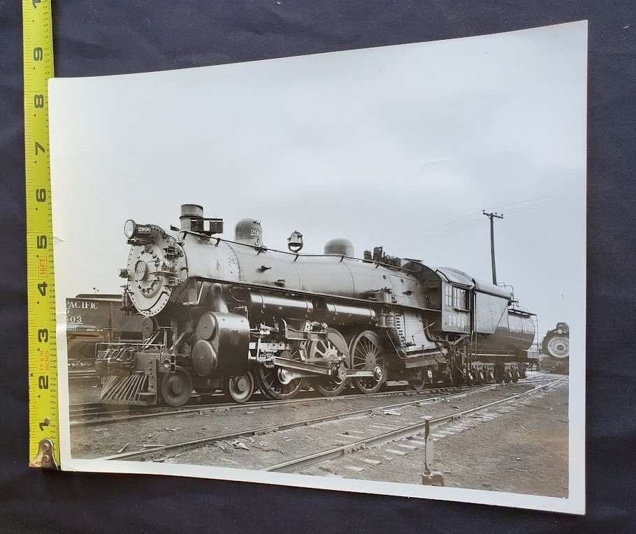Rare 1930 Union Pacific Steam Engine 462 #2906 Up Steam Photo Railroad ...
