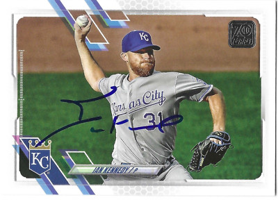IAN KENNEDY SIGNED AUTOGRAPHED 2021 TOPPS SERIES ONE BASEBALL CARD ...