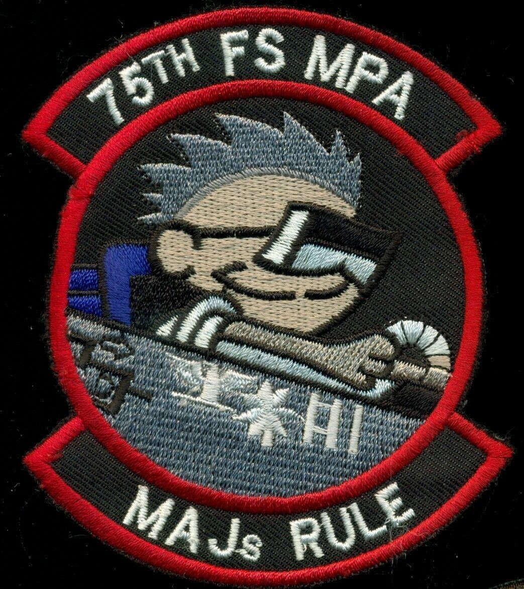 USAF 75th Fighter Squadron MPA Patch SK-7 | eBay