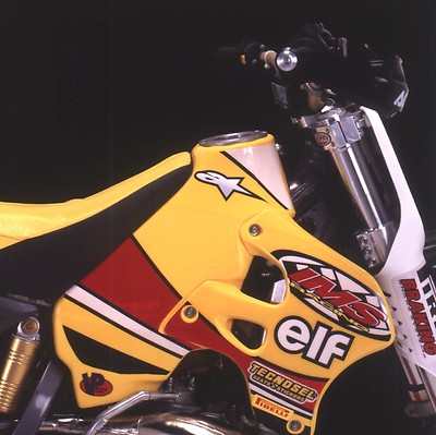 IMS Oversized 3.4 Gallon Fuel Gas Tank WHITE Suzuki RM250 RM 250 1993 ...