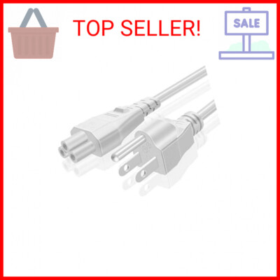 TNP Universal Power Cord - IEC320 C5 to NEMA 5-15P 3-Prong Mickey Mouse ...