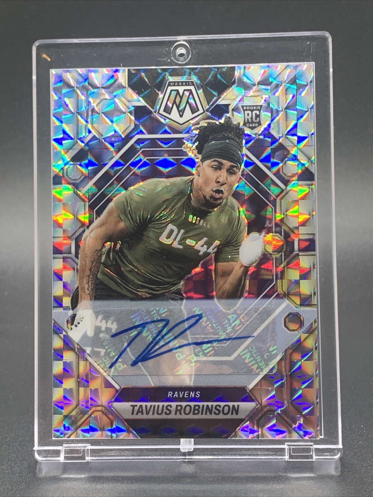 2023 Mosaic Tavius Robinson Mosaic Prizm Rookie Autograph Auto RC #365 Ravens | eBay