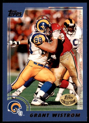 2000 TOPPS COLLECTION GRANT WISTROM ST. LOUIS RAMS #216 | eBay