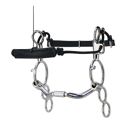 Myler Bits Myler SS 3Ring Combo Bit 6 Shank Port Barrel | eBay