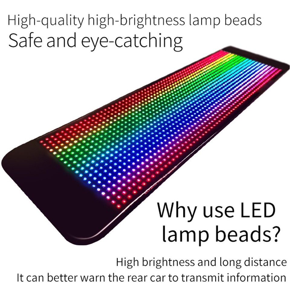 Devil Eyes Light for Car - LED Display Screen DIY Truck Windshield Eyes ...