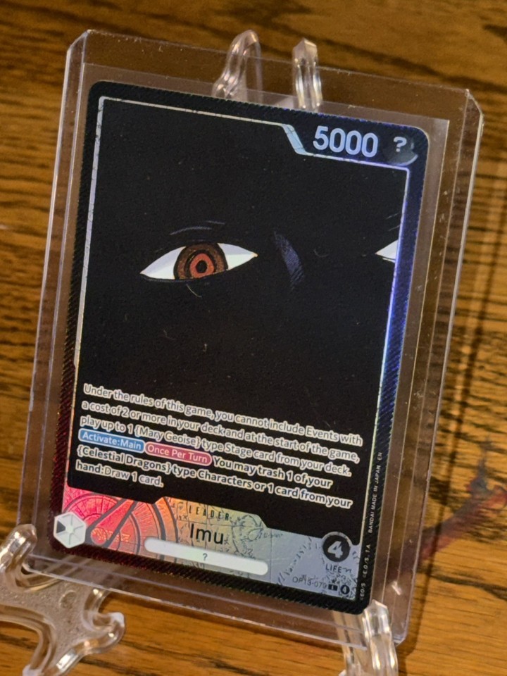 One Piece CCG TCG Imu Alternate Art Leader OP13 Carrying On His Will | eBay