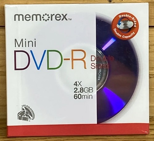 Memorex Mini DVD-R Double Sided 2.8GB 34707057098| eBay
