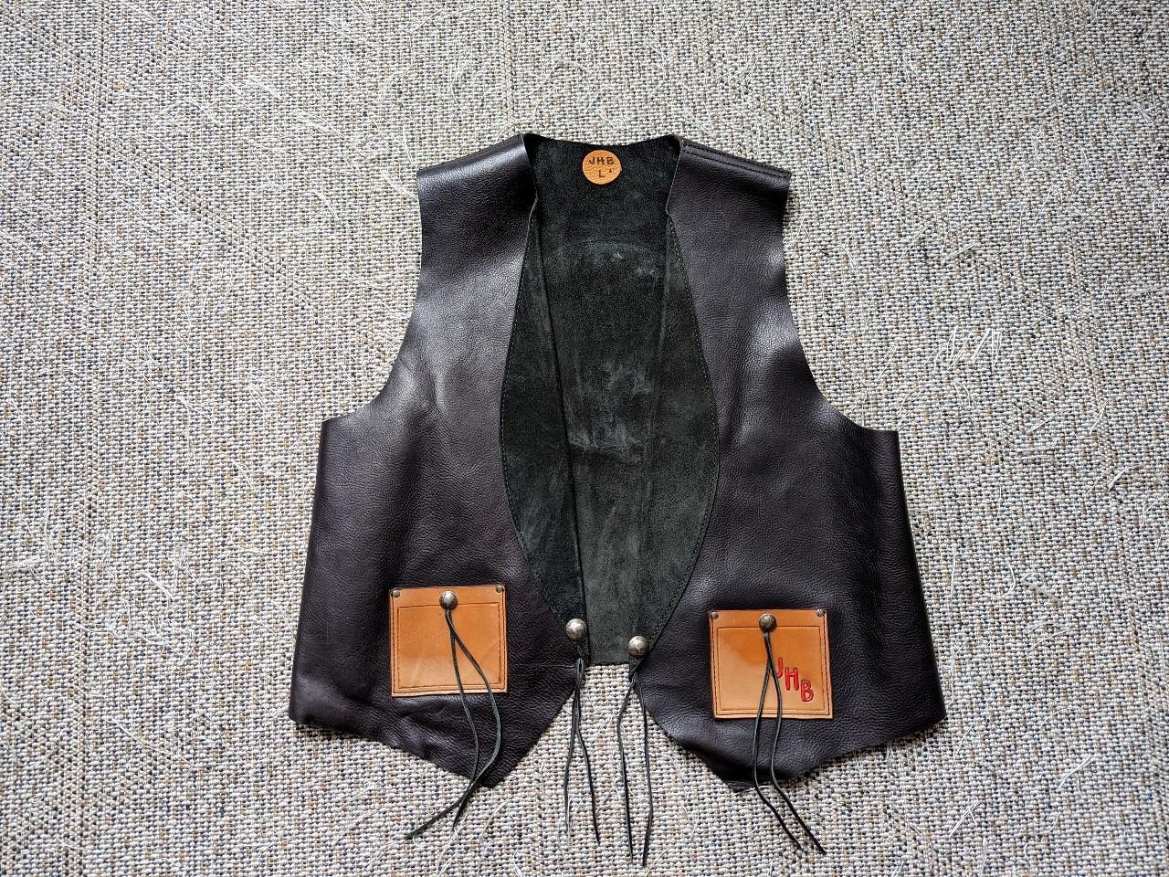 vintage CUSTOM charlie russell riders MC motorcycle c… - Gem