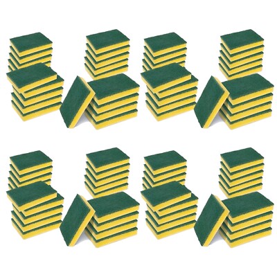 4 x Scotch-Brite Classic Heavy Duty Scrub Sponge Pack 20 Bulk Buy Total ...